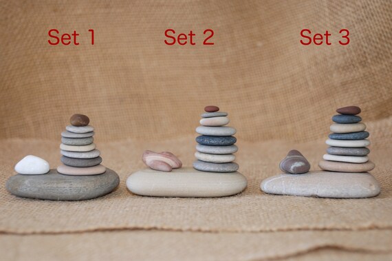 Small Sea Stones Zen Meditation Yoga Stones Stackable Rocks | Etsy