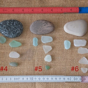 Pebble & Sea Glass Balancing Sculpture Genuine Sea Glass Cairn, Zen ...