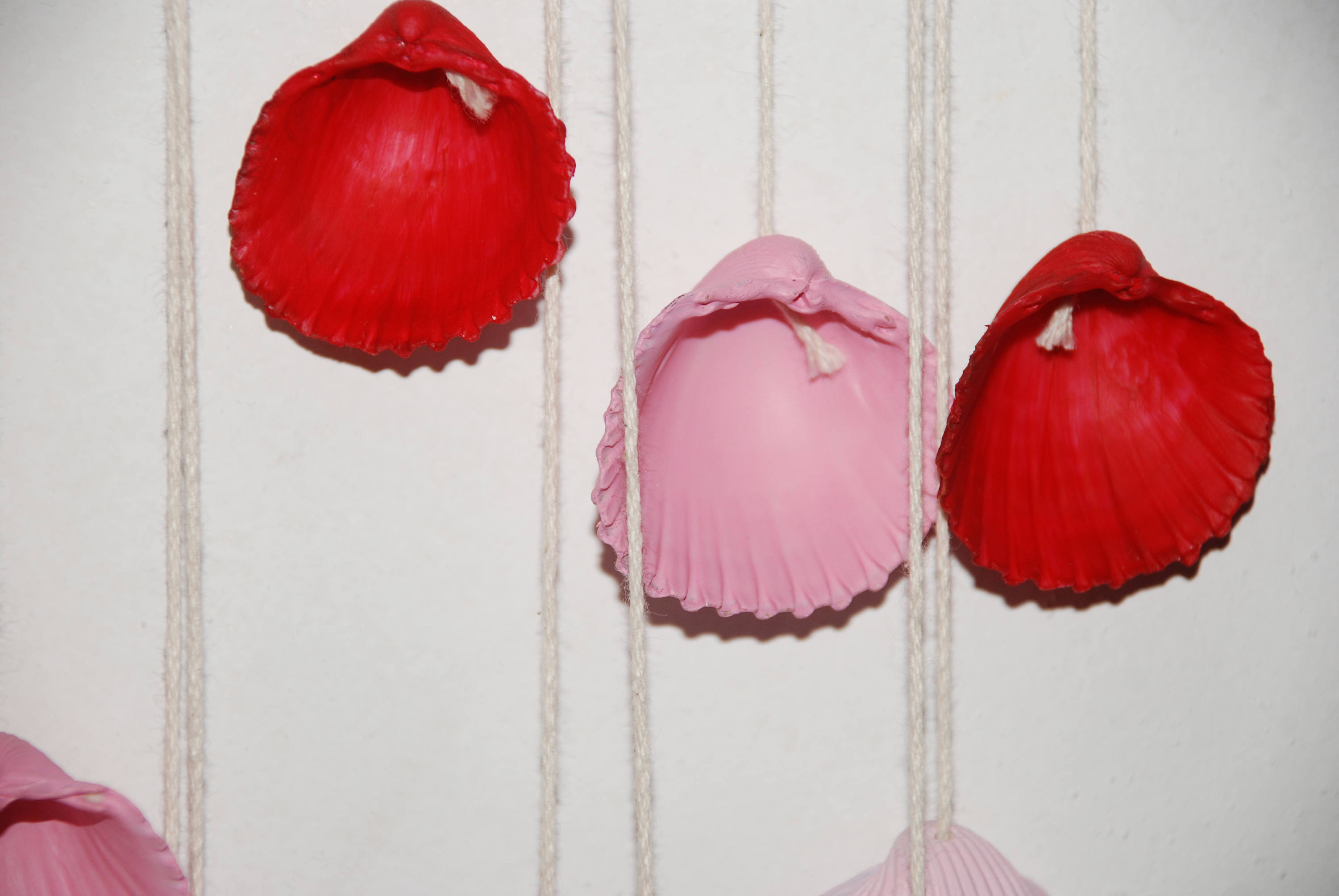 Painted Sea Shells Mobile Cyprus handmade hanging wall | Etsy