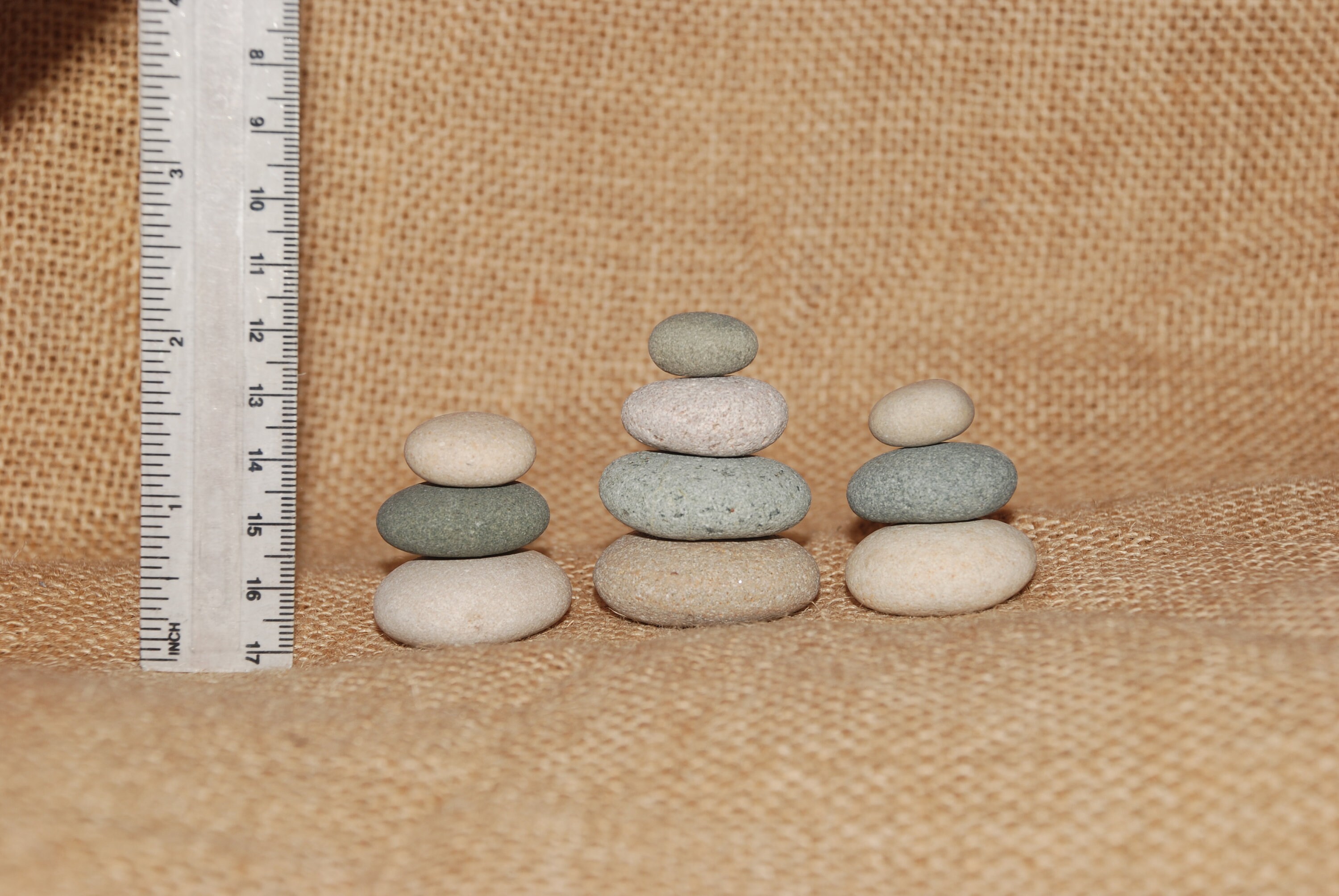 10 Small Sea Stones Zen Meditation Yoga Stones Stackable | Etsy