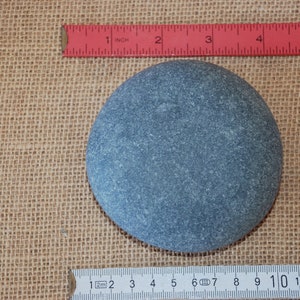 Big Grey Sea Mandala Stone 9x10cm Large Stone For Painting | Etsy