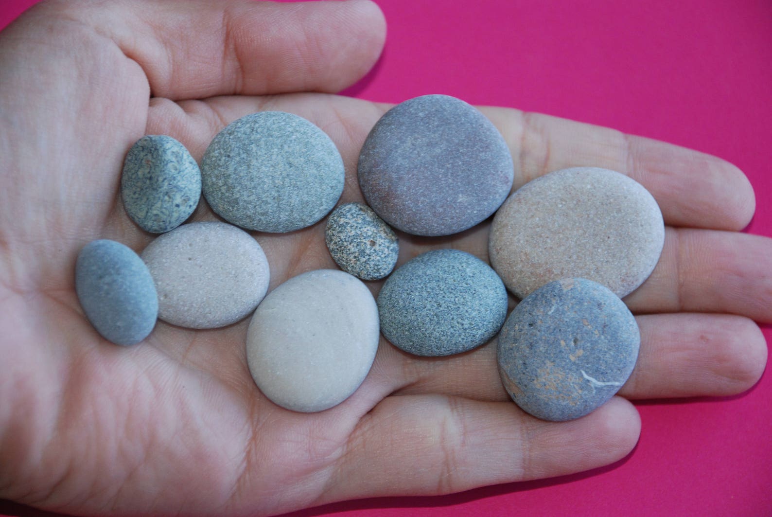 10 Small Sea Stones Zen Meditation Yoga Stones Stackable | Etsy