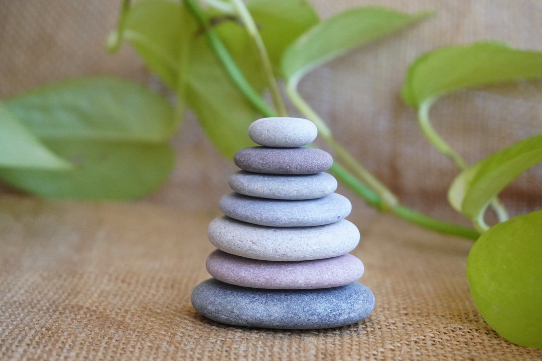 Sea Stone Stack Balancing Pebbles Sea Rock Cairn Zen - Etsy