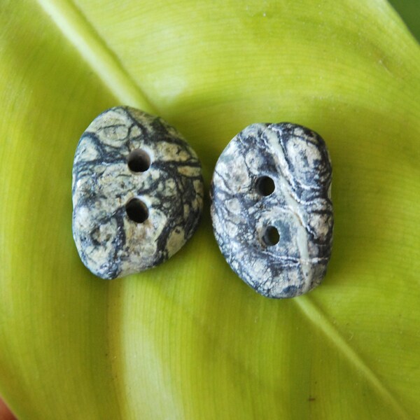 Stone Buttons - Etsy