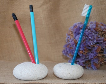 Pebble Toothbrush Holder - Etsy