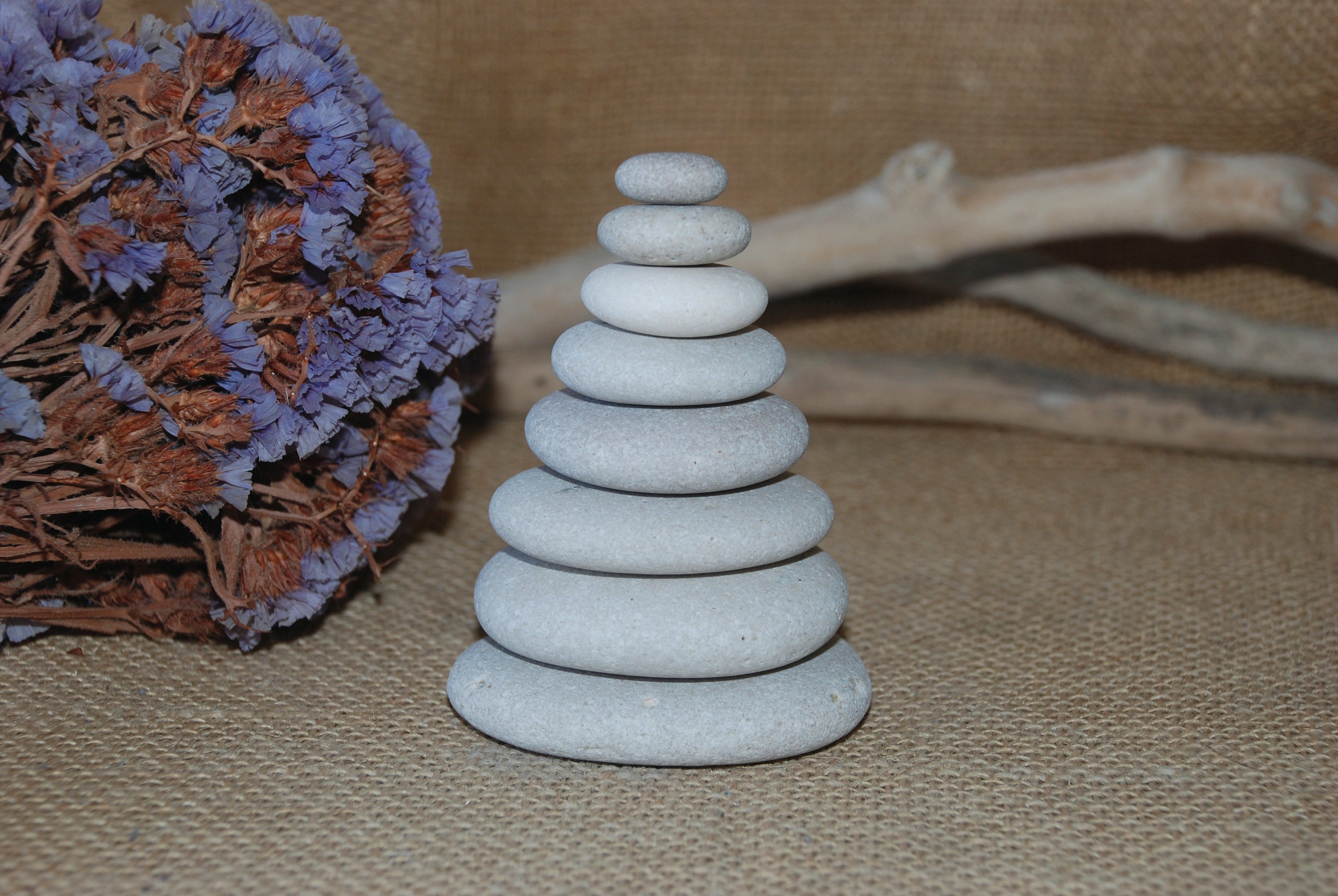 Sea Stone Stack Balancing Pebbles Sea Rock Cairn Zen - Etsy