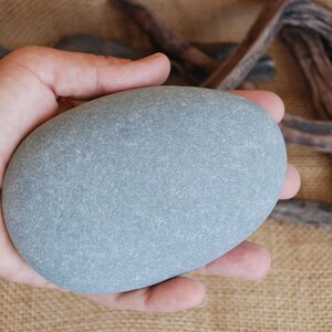 Big Grey Sea Mandala Stone 9x10cm Large Stone for Painting, Mandala ...