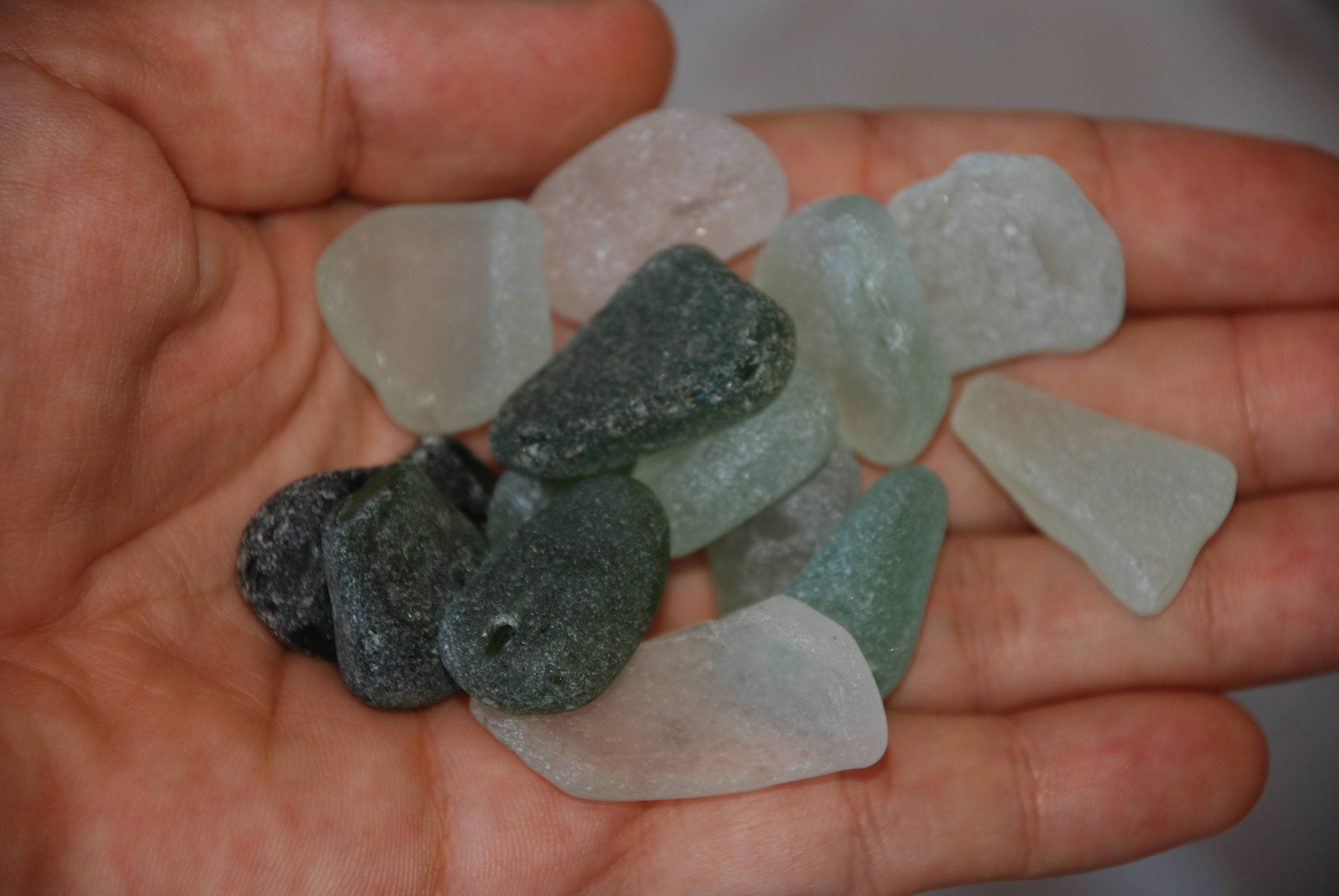 Sea Glass 15 Pieces 1-3 cm Beach Nautical Untreated Genuine | Etsy