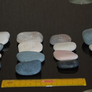 4 Natural Square Sea Beach Stones Zen Meditation Yoga Cairn - Etsy
