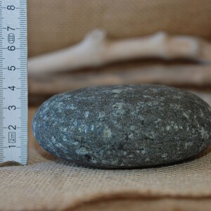 Big Grey Sea Mandala Stone 9x10cm Large Stone for Painting, Mandala ...