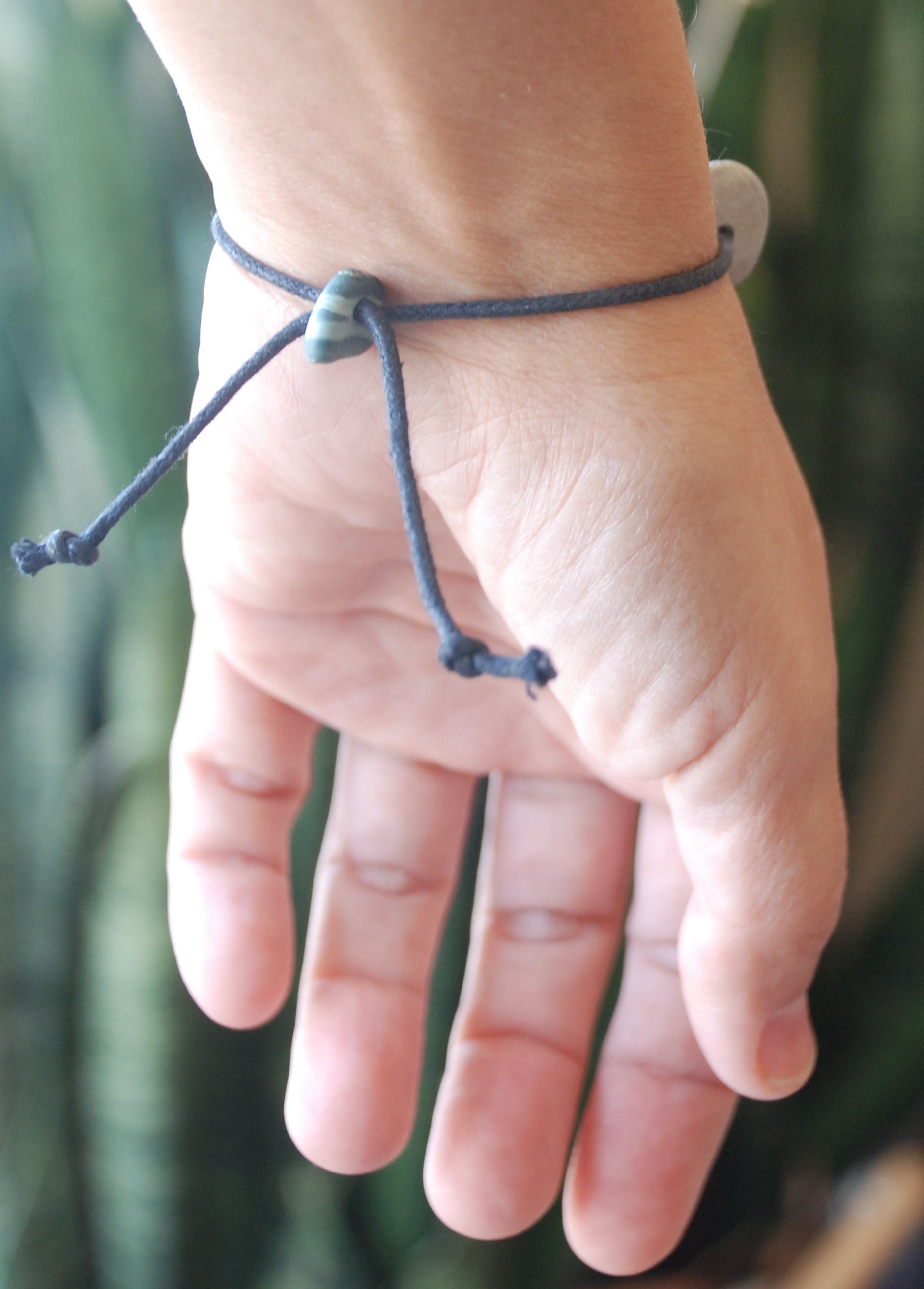 Cyprus Zen Pebble Bracelet Natural Beach Pebble Bracelet | Etsy