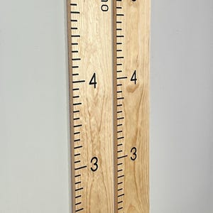 Hand Routed Family Growth Chart Ruler - Select Pine Board Version ...