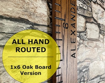 Routed Growth Chart - Etsy