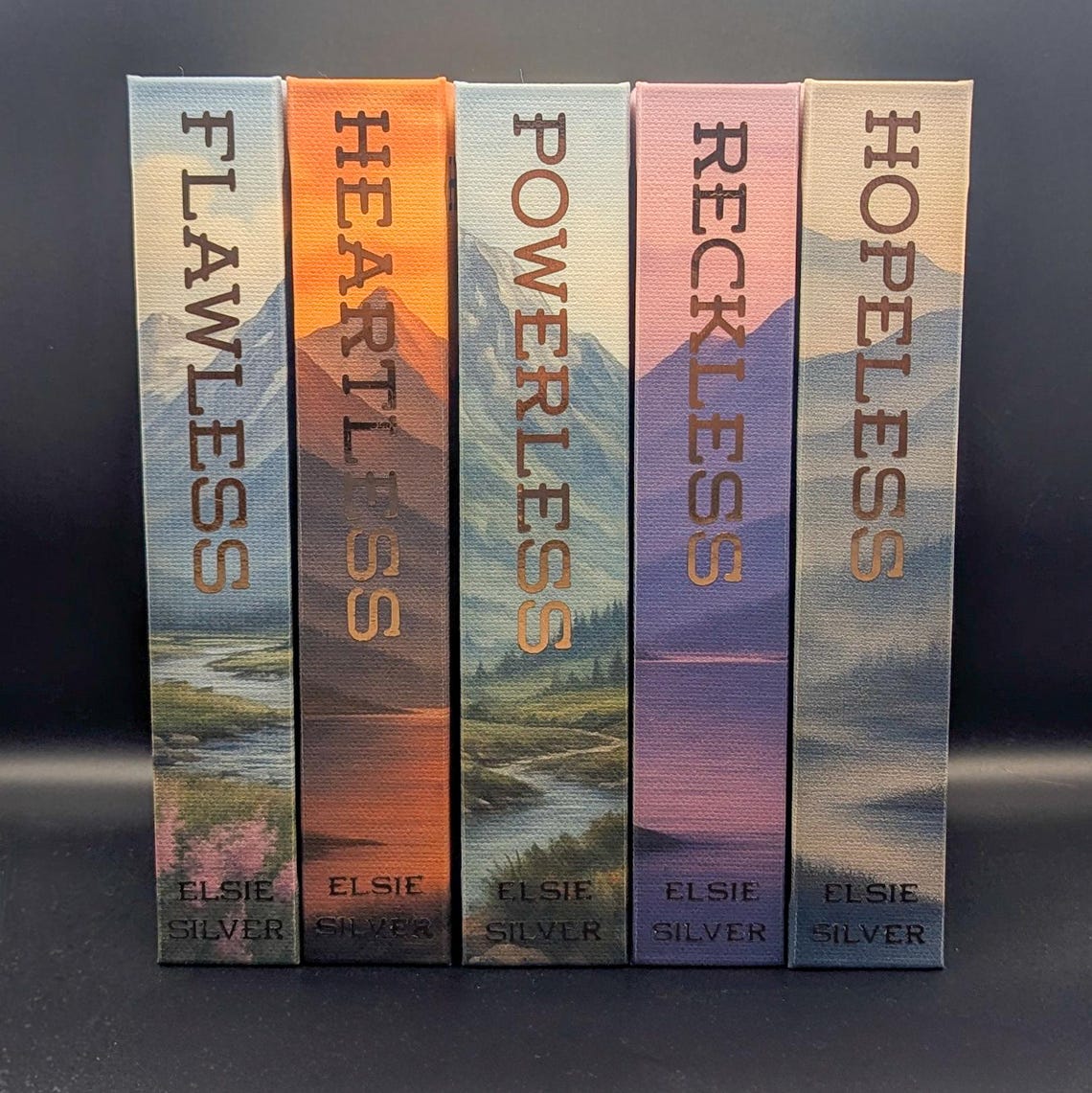 Chestnut Springs Series by Elsie Silver – Handmade Rebound Hardcover ...