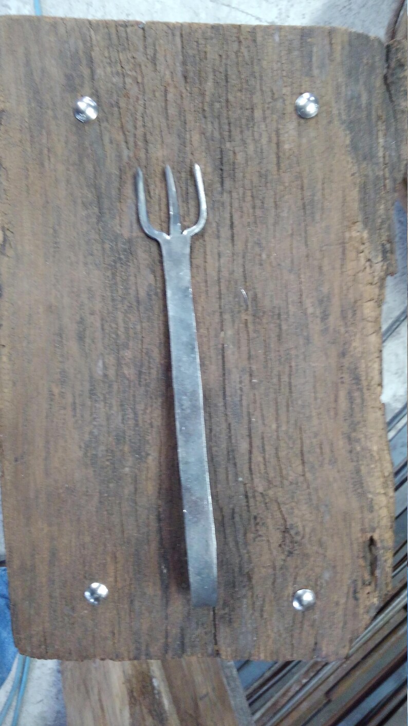 Fork Hand Forged Trident Blacksmith Made Heavy Duty - Etsy Canada
