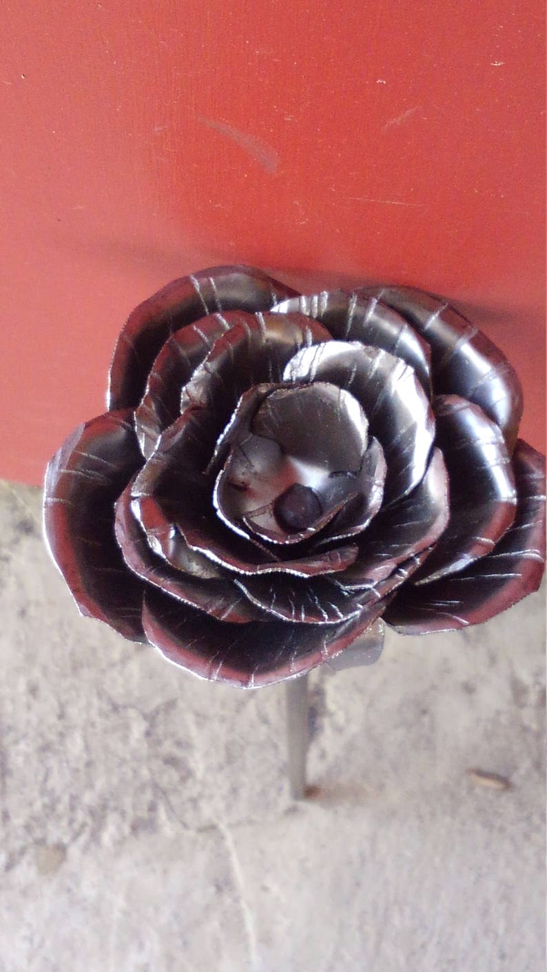 Rose Forged. Blacksmith Made Metal - Etsy