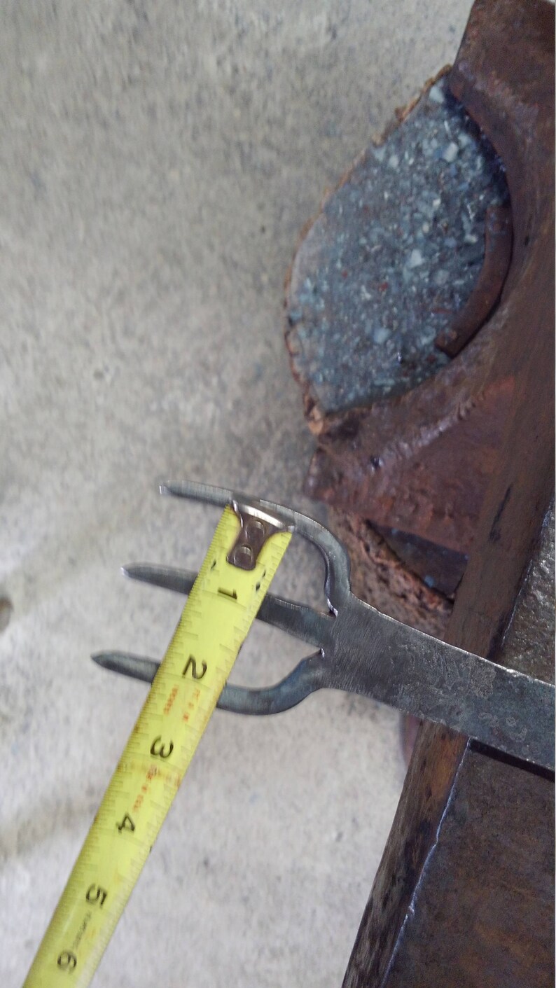 Fork Hand Forged Trident Blacksmith Made Heavy Duty - Etsy Canada