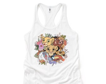 Lion King Rafiki Tank Top, Asante Sana Squash Banana E0838 - Etsy