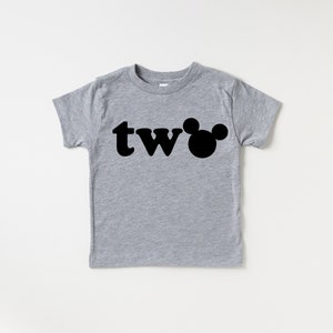 Second Mickey Mouse Birthday Shirt I 2nd Birthday T-shirts I Disney ...