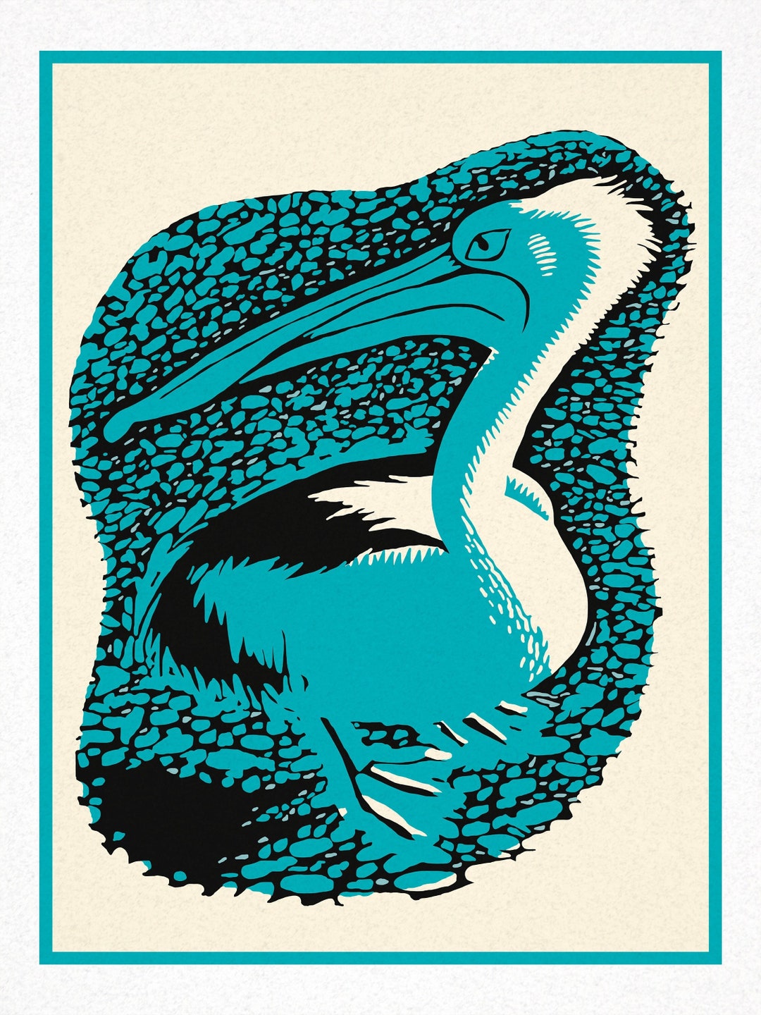 The Blue Bird of Grumpiness - Derived From a 1944 Art Magazine Cover. A ...