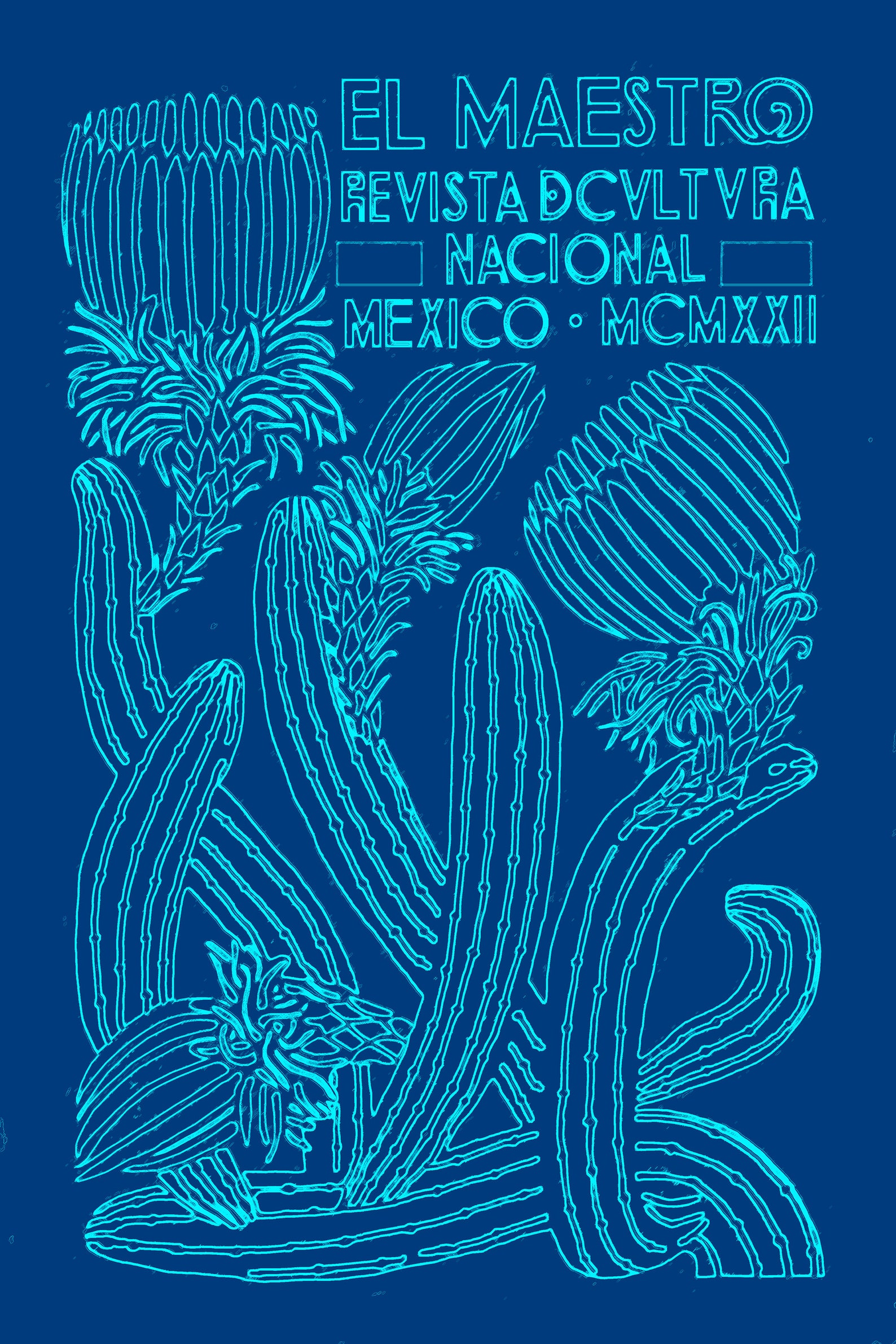 El Maestro Poster Image - Vintage Poster, Mexican Art, Digital Image ...