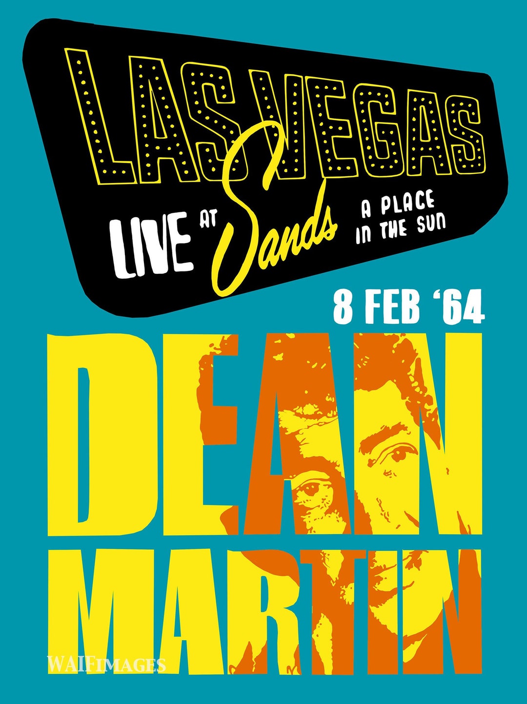 Dean Martin Concert Poster From 1964 - the Old Smoothie Looking Very ...