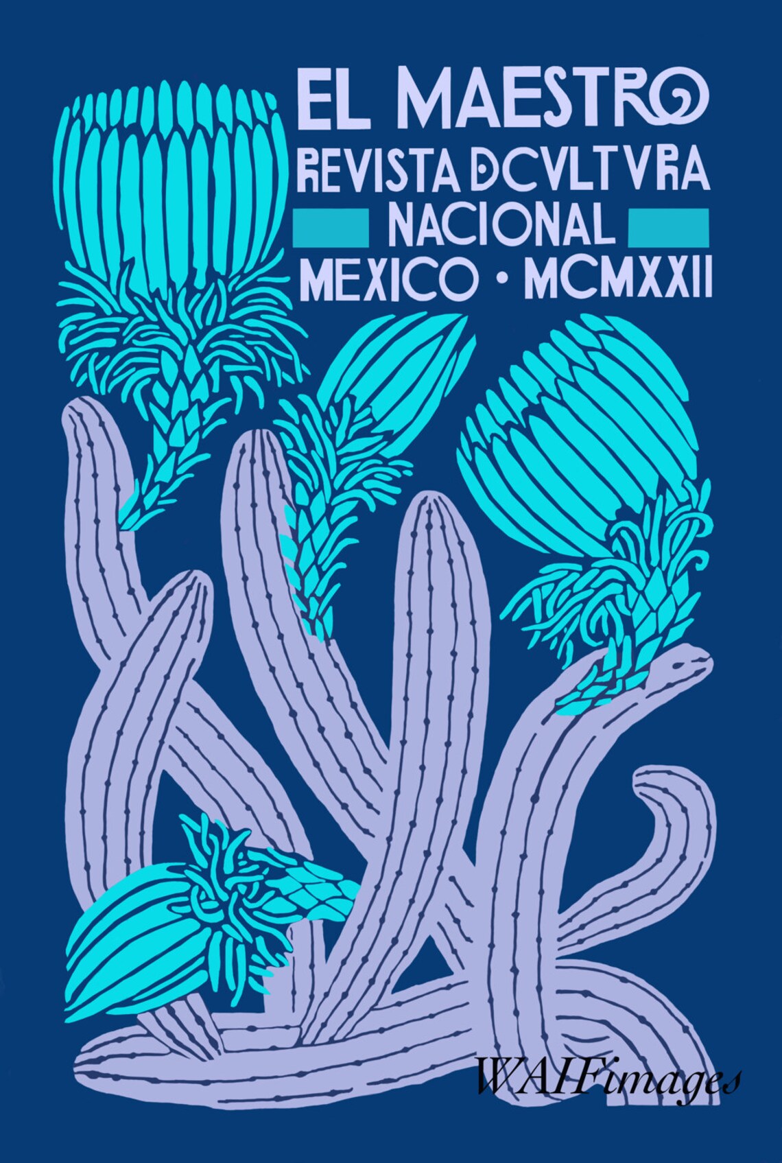 El Maestro Poster Image Vintage Poster Mexican Art Digital - Etsy