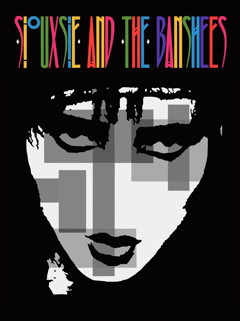 Siouxie and the Banshees Poster - Derived From a 1981 Record Promotion ...