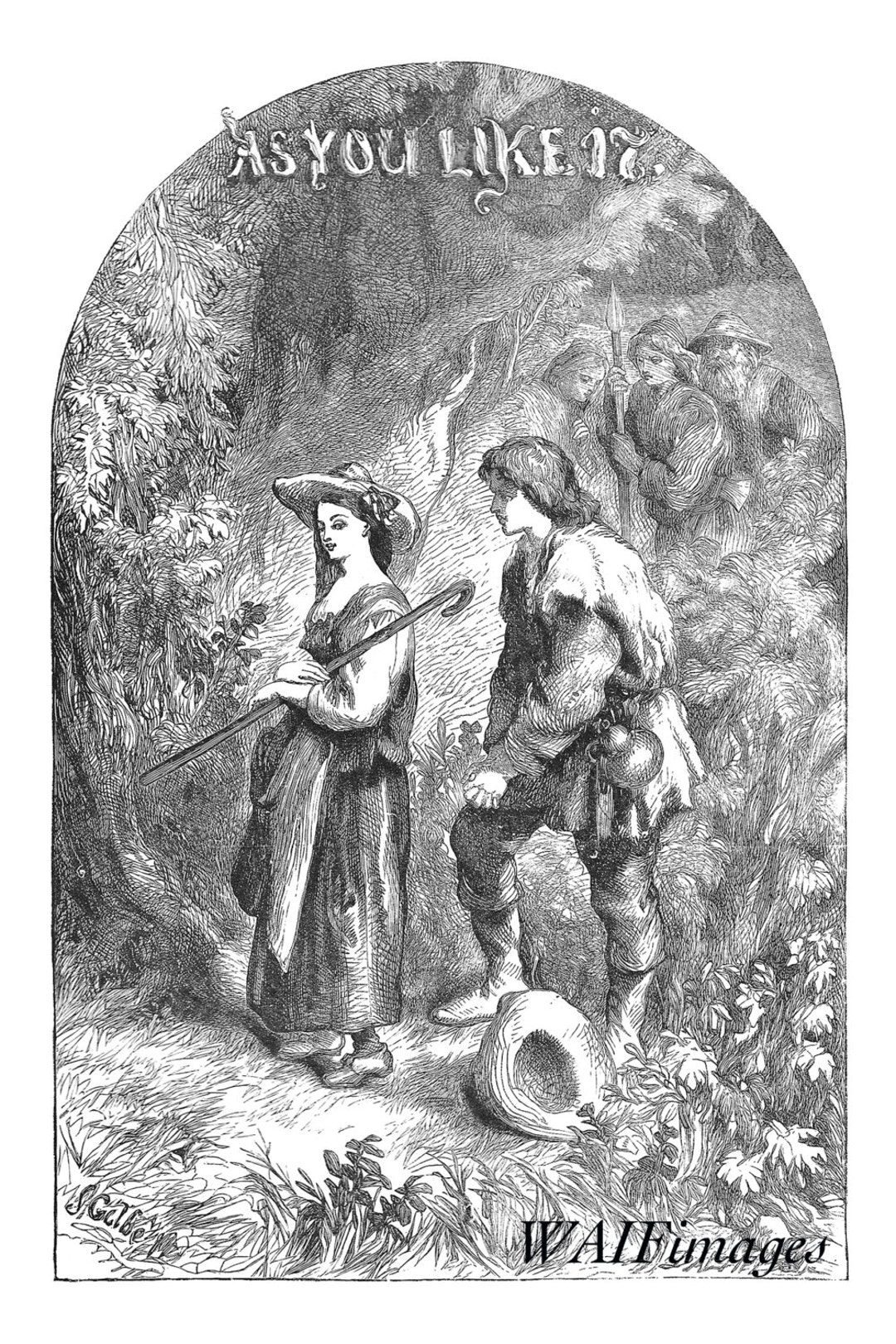 As You Like It - Classical Colouring Template, Colouring Image ...