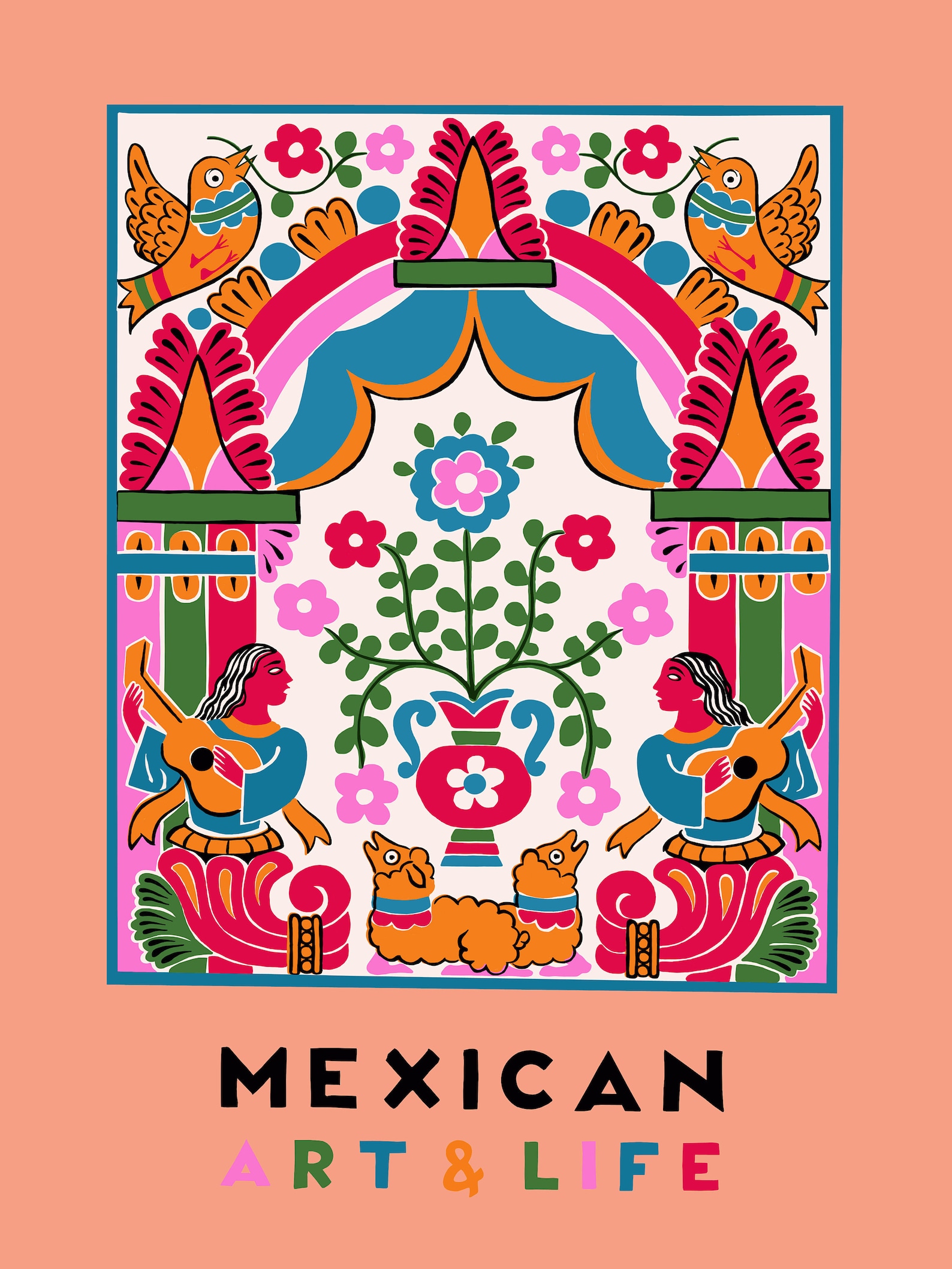 Mexican Art and Life - Derived From a 1938 Magazine Cover This Captures ...