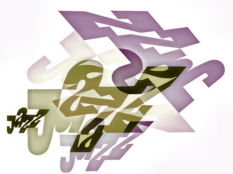 Jazz by Name, Jazz by Nature - Derived From a 1963 Festival Poster and ...