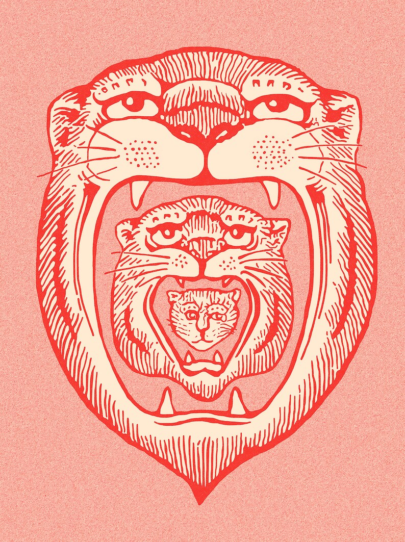 Three Cool Cats - Derived From a 1920s Japanese Matchbox, This Remains ...