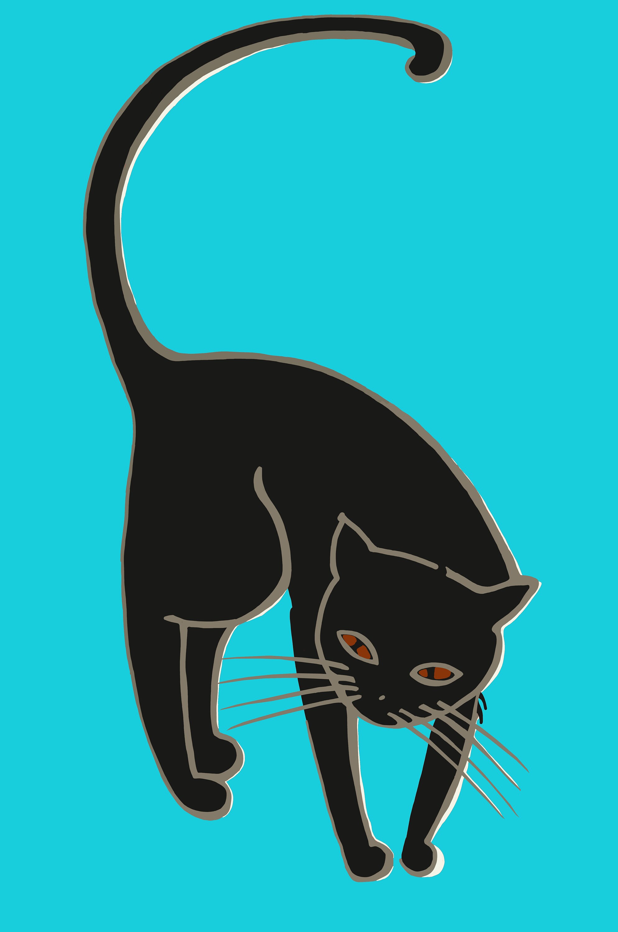 Cryptic Cat - Derived From a 1930s Japanese Match Box Label. A Classic ...