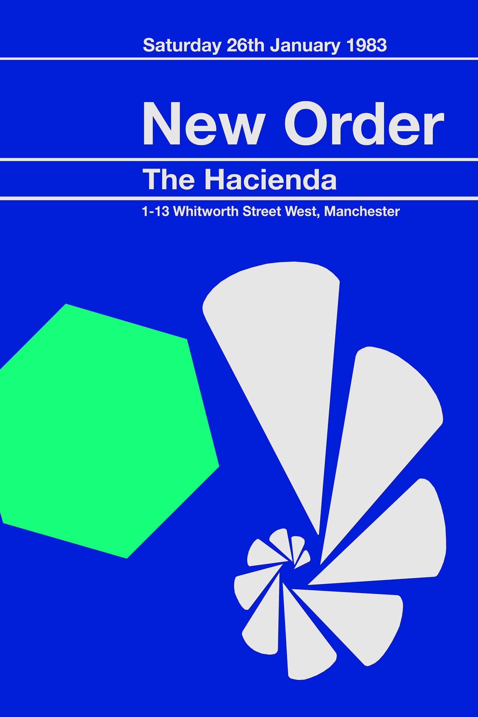 New Order Poster and Variations. A Classic Early 80's Image for the ...