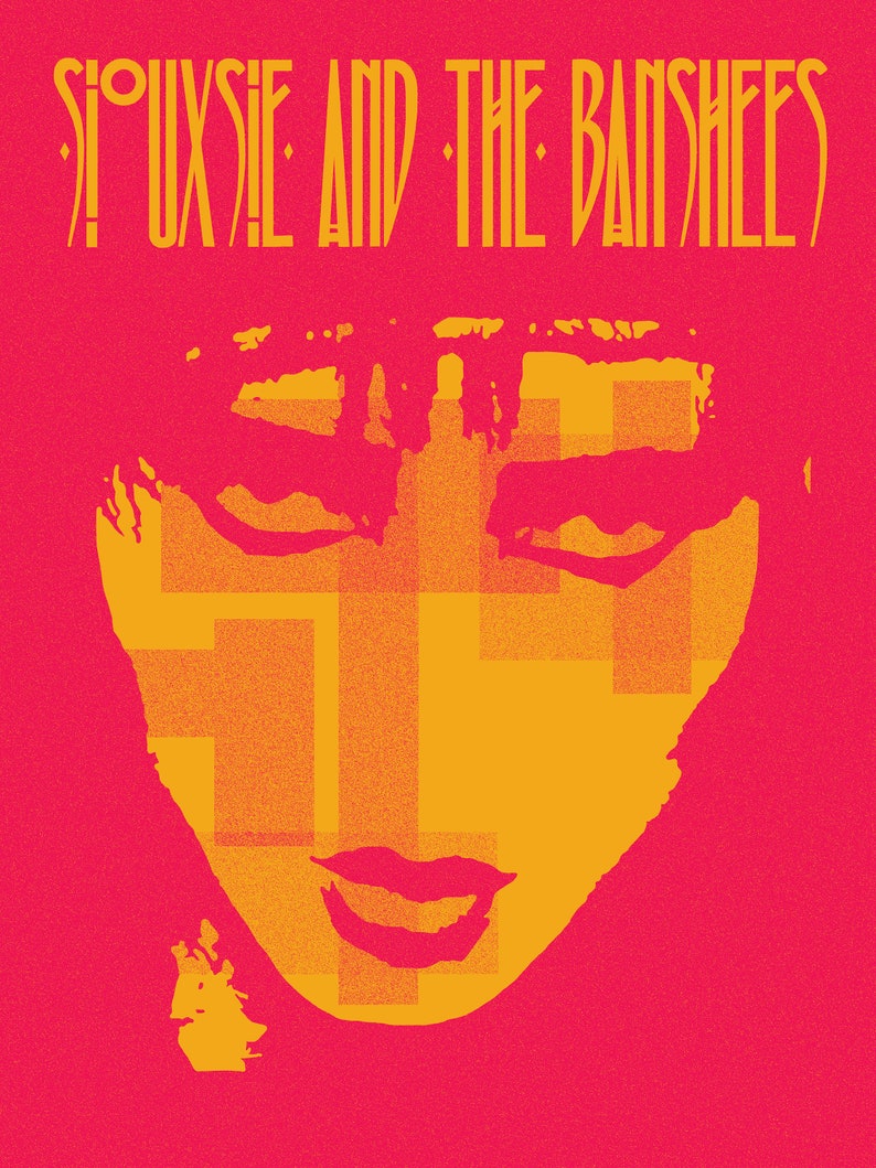 Siouxie and the Banshees Poster - Derived From a 1981 Record Promotion ...