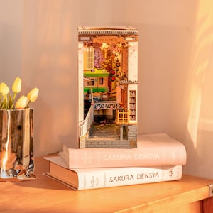 Build Your Own Book Nook, Doll House DIY Kit, Model Set, Miniature Book Nook Craft Kit for ...