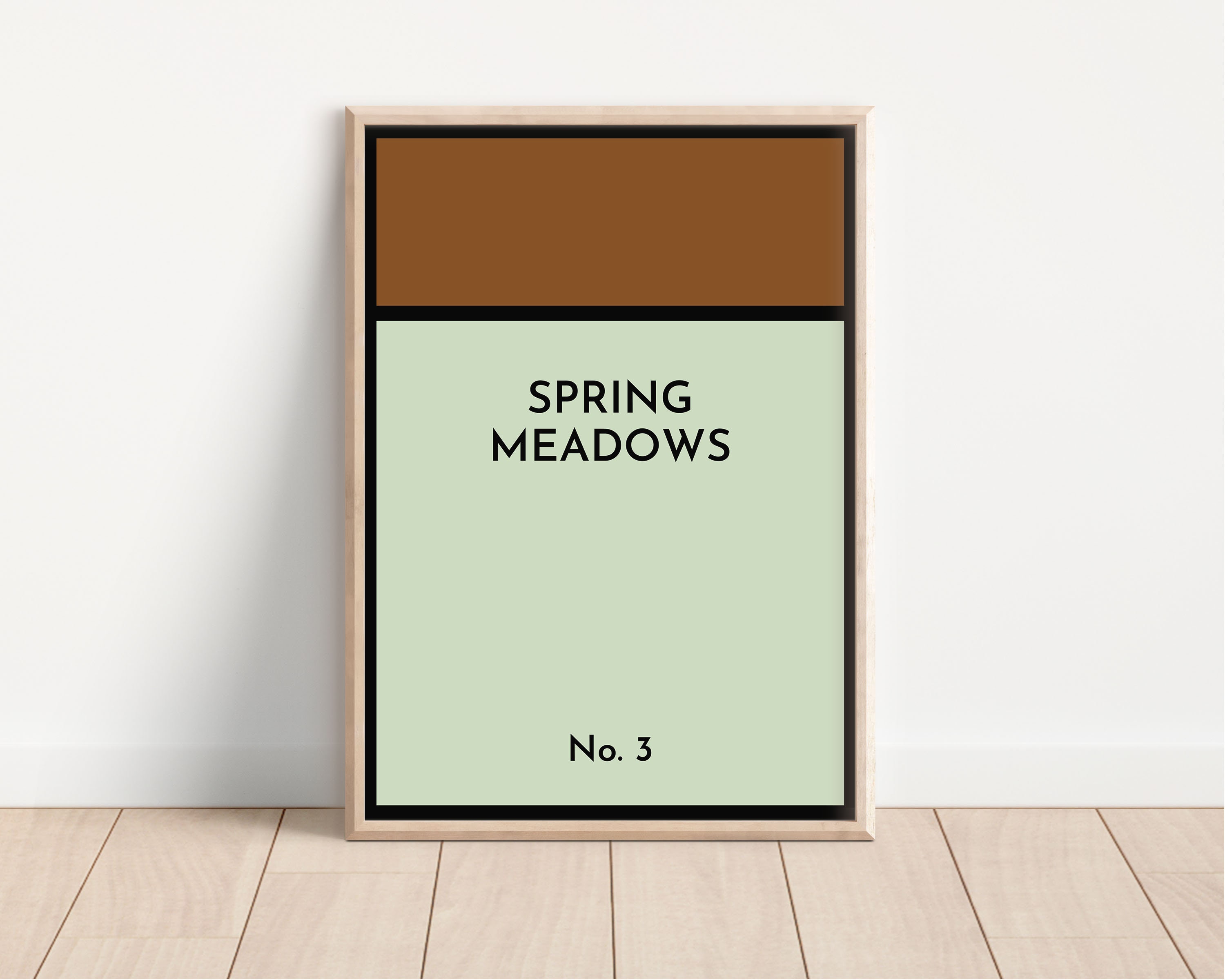 Custom Inspired Monopoly Board Print, Gift Idea, Custom Monopoly ...