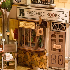 Build Your Own Book Nook, Doll House DIY Kit, Model Set, Miniature Book ...