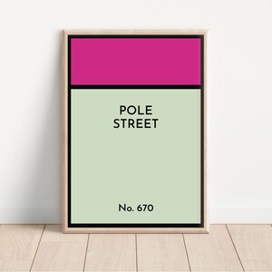 Custom Inspired Monopoly Board Print, Gift Idea, Custom Monopoly ...