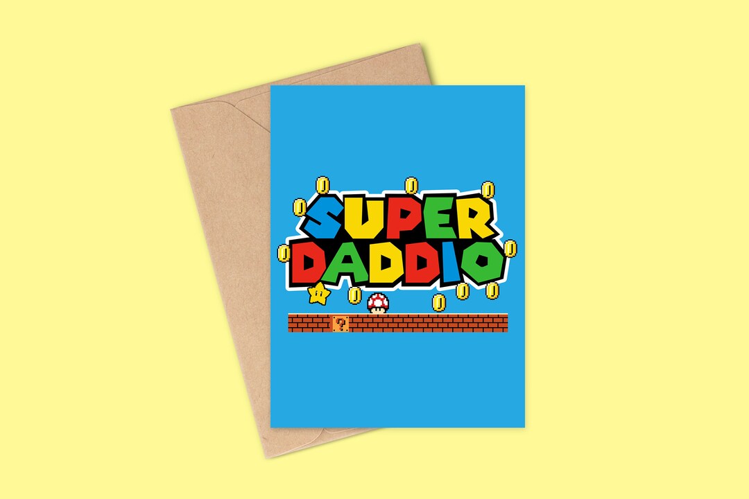Super Daddio Birthday Card for Dad, Funny Card, Father's Day Card ...