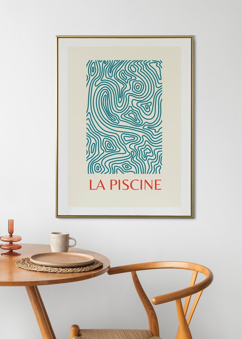 Abstract Art Print French Style Print Classic Retro Print - Etsy
