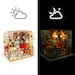 Build Your Own Library, Doll House DIY Kit, Model Set, Miniature ...