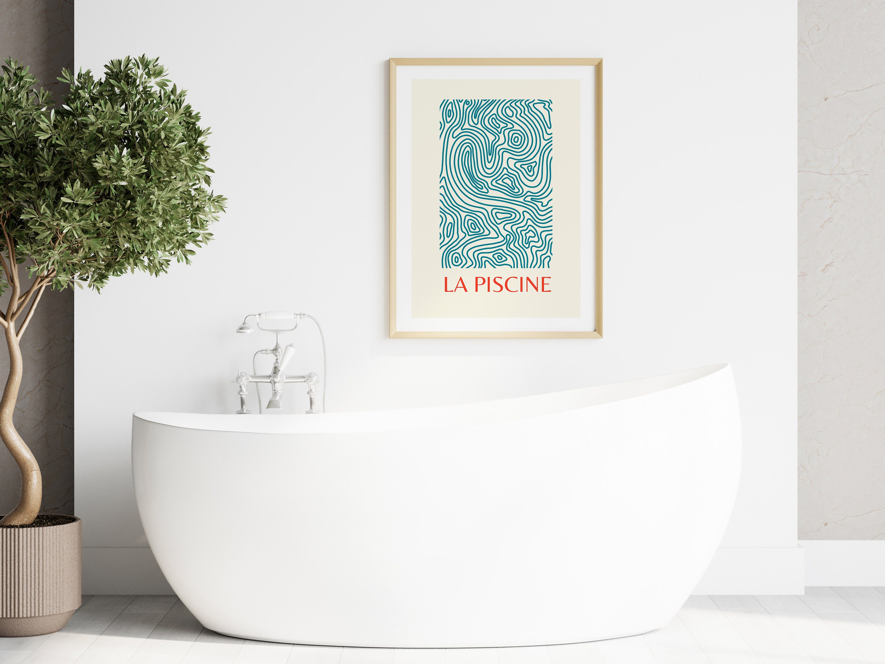 Abstract Art Print French Style Print Classic Retro Print - Etsy