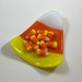 Candy Corn Candy Dish, Fused Glass Candy Dish Fall Decor - Etsy