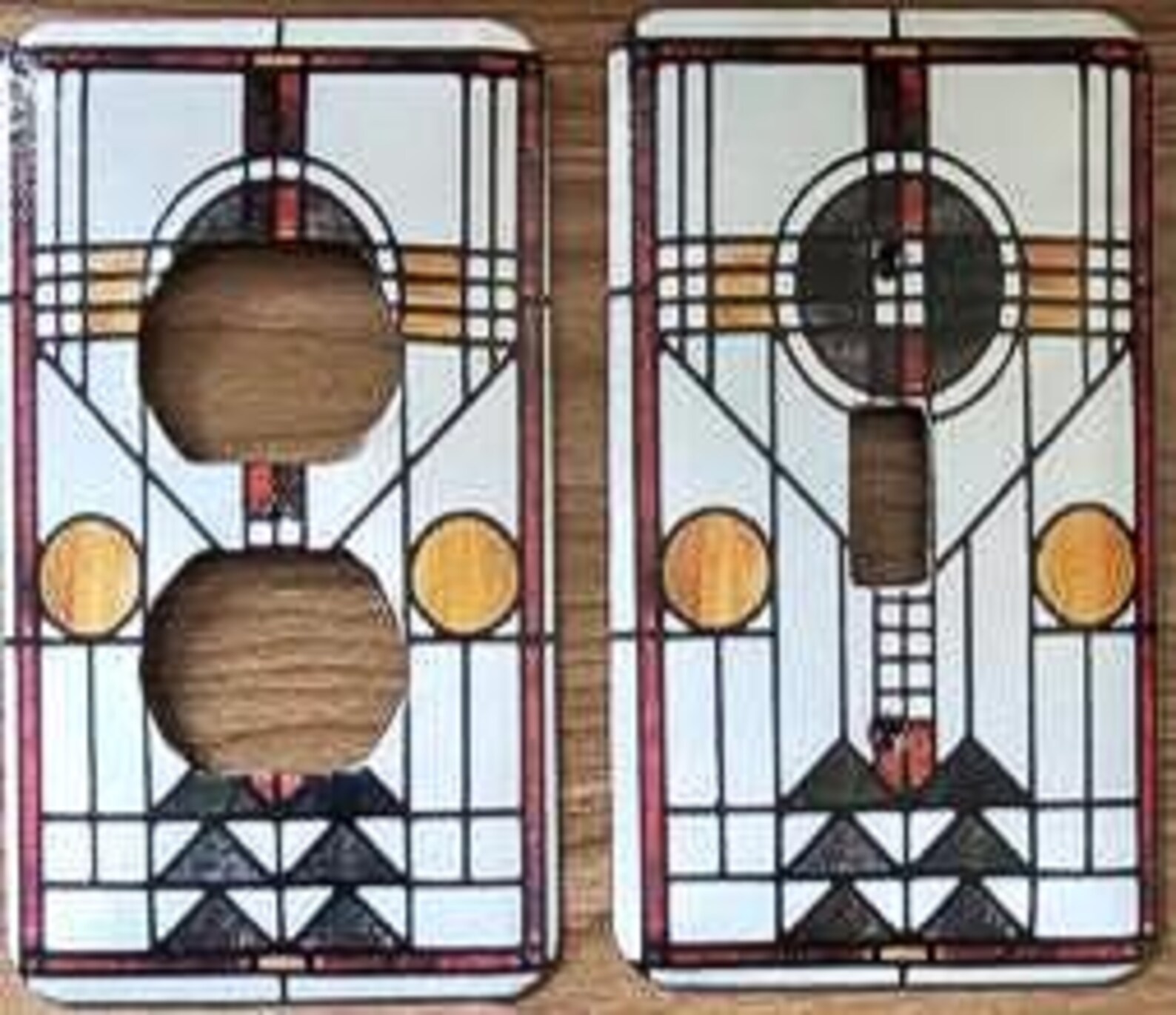 Deco Duo Abstract Light and Outlet Cover Set (2 Pieces) - Etsy