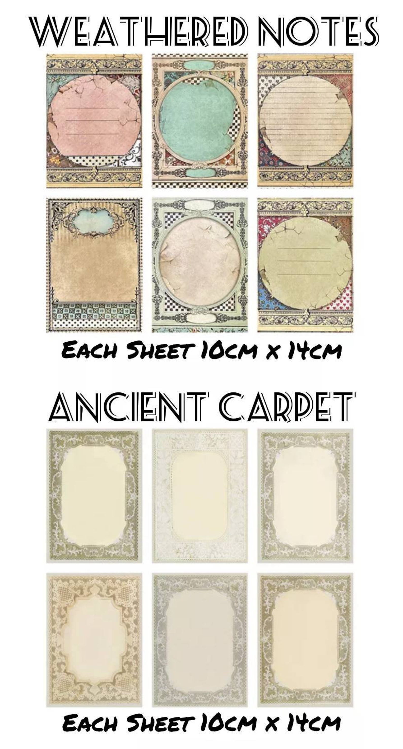 Set of 30 Note Paper Paper Sheets Note Paper Set Note Paper | Etsy