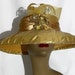 Easter Sunday Custom Hat| Gold Hat | Derby| Church Hat| Couture Hat ...