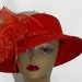 Easter Sunday Custom Hat| Red Hat | Derby| Church Hat| Couture Hat ...