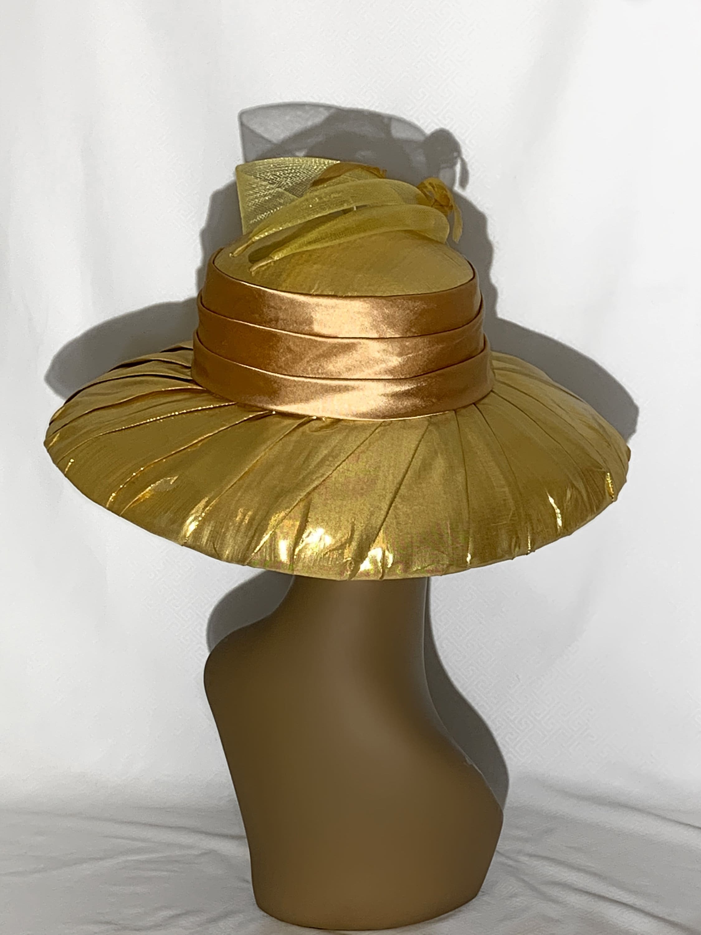 Easter Sunday Custom Hat| Gold Hat | Derby| Church Hat| Couture Hat ...