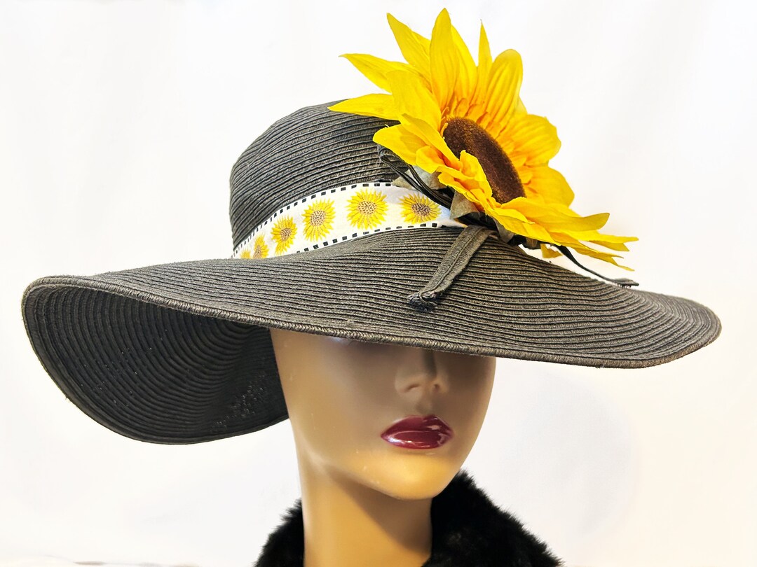 Easter Sunday Custom Hat| Black | Derby| Church Hat| Couture Hat ...